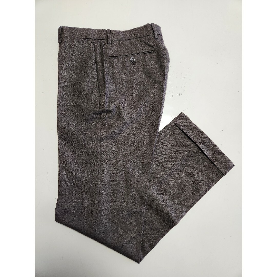 INCOTEX - 【美品】インコテックス SLIM SUPER100S ウール 薄茶 INCOTEX - 【美品】インコテックス SLIM SUPER100S ウール 薄茶