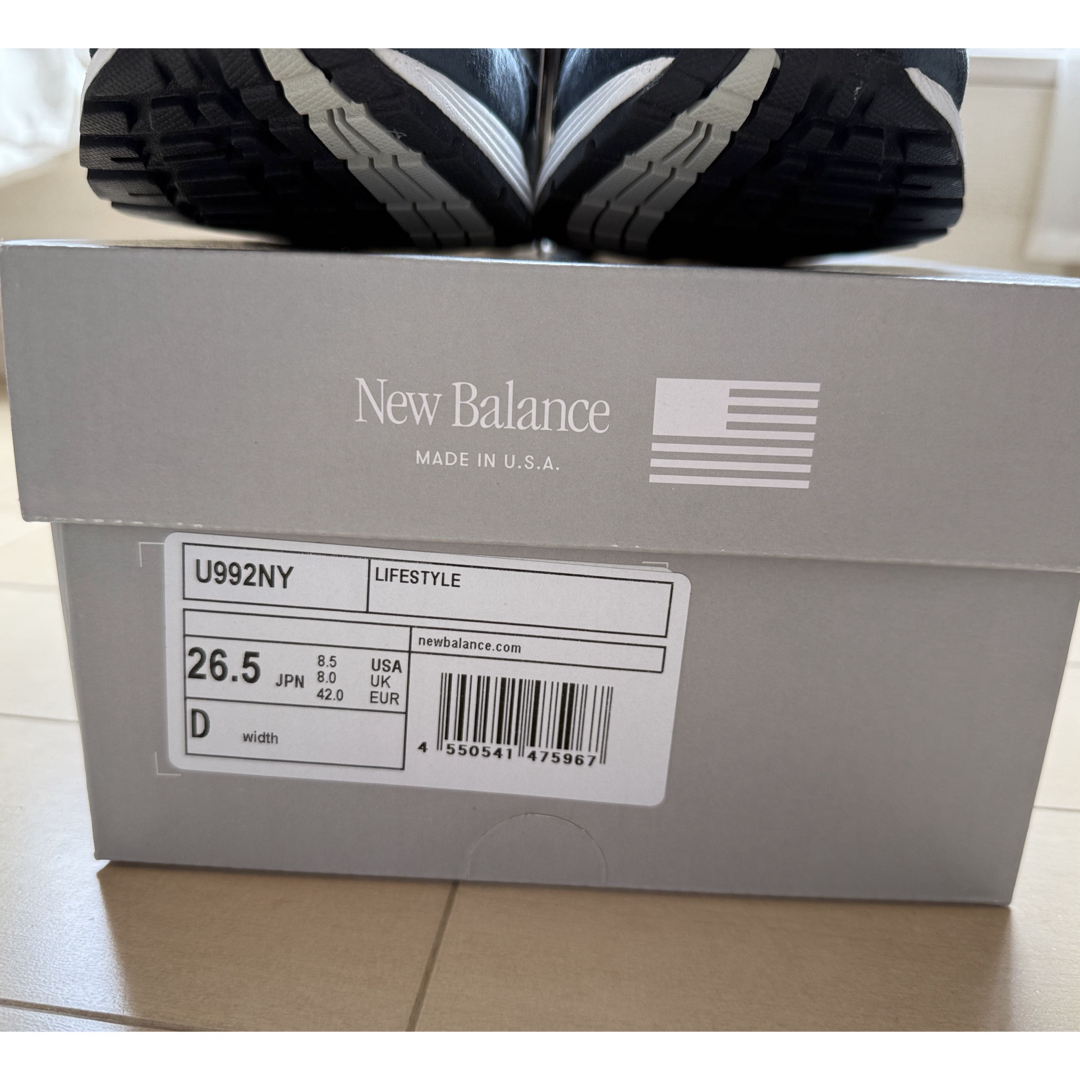 New Balance - 新品 ニューバランス U992NY 米国製 26.5c US8H New Balance - 新品 ニューバランス U992NY 米国製 26.5c US8H