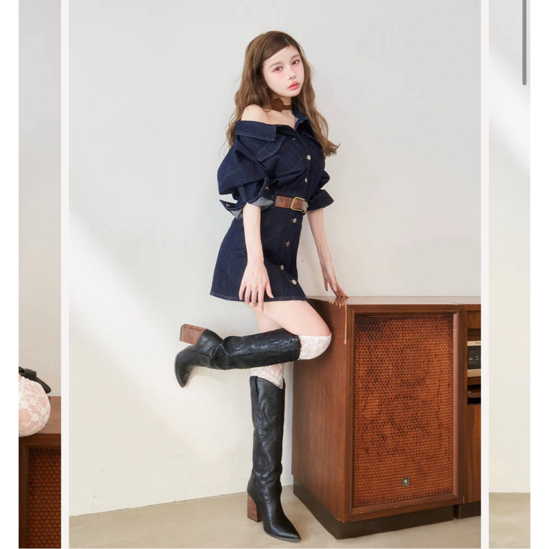 Darich - 新品タグつき ダーリッチ ボリュームデニムミニ Darich - 新品タグつき ダーリッチ ボリュームデニムミニ