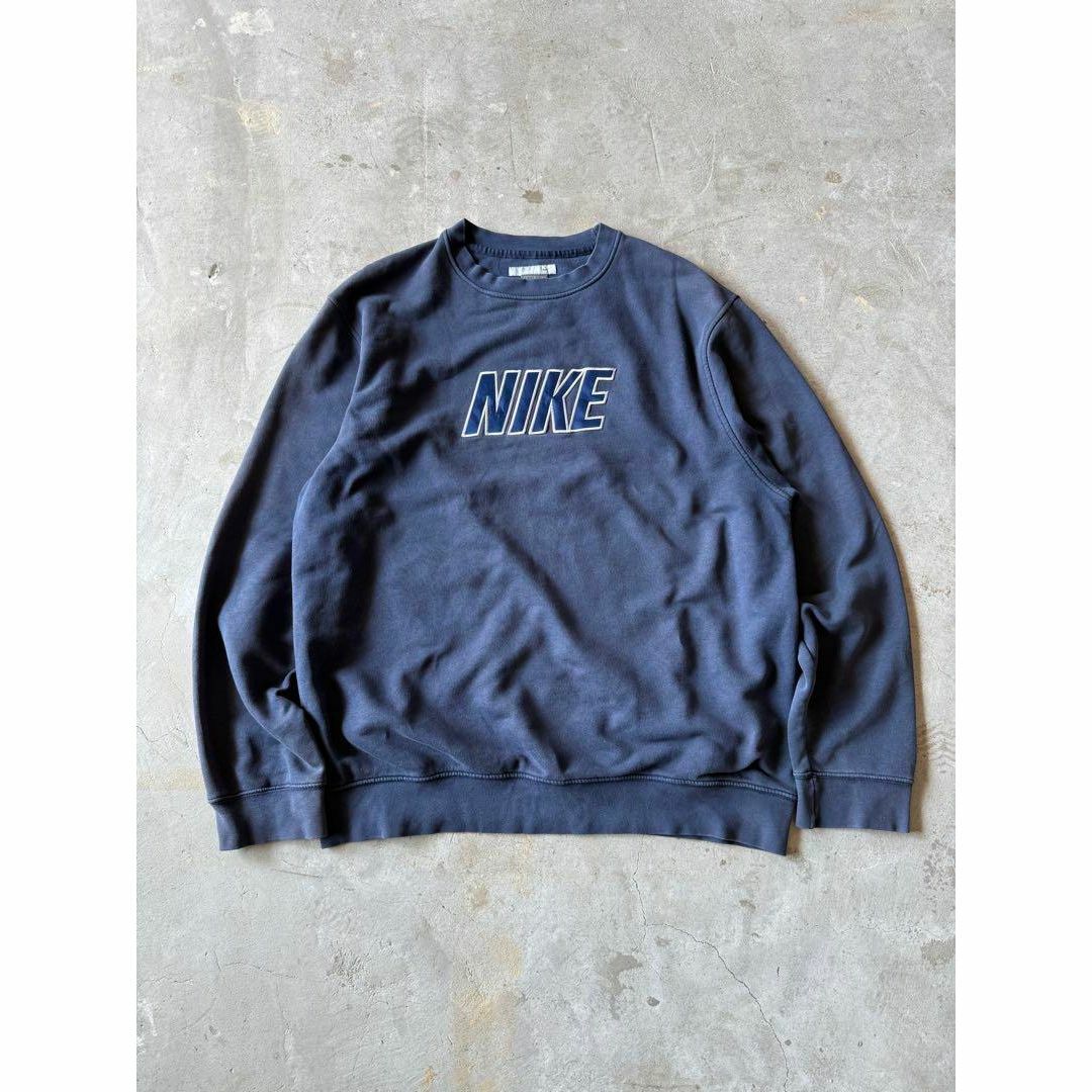 NIKE - 【トルコ製、センタービッグ刺繍】NIKEスウェット古着 NIKE - 【トルコ製、センタービッグ刺繍】NIKEスウェット古着