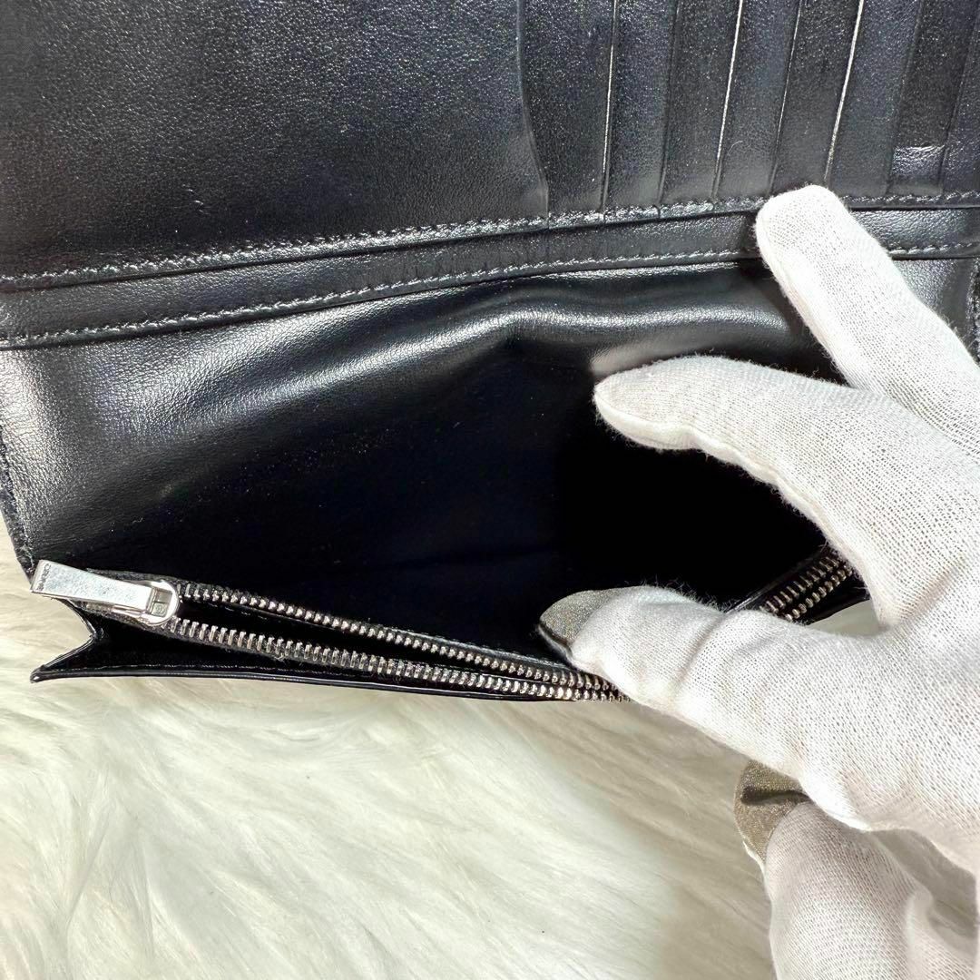 CELINE - 美品 CELINE 長財布 ブラック レザー 二つ折り CELINE - 美品 CELINE 長財布 ブラック レザー 二つ折り