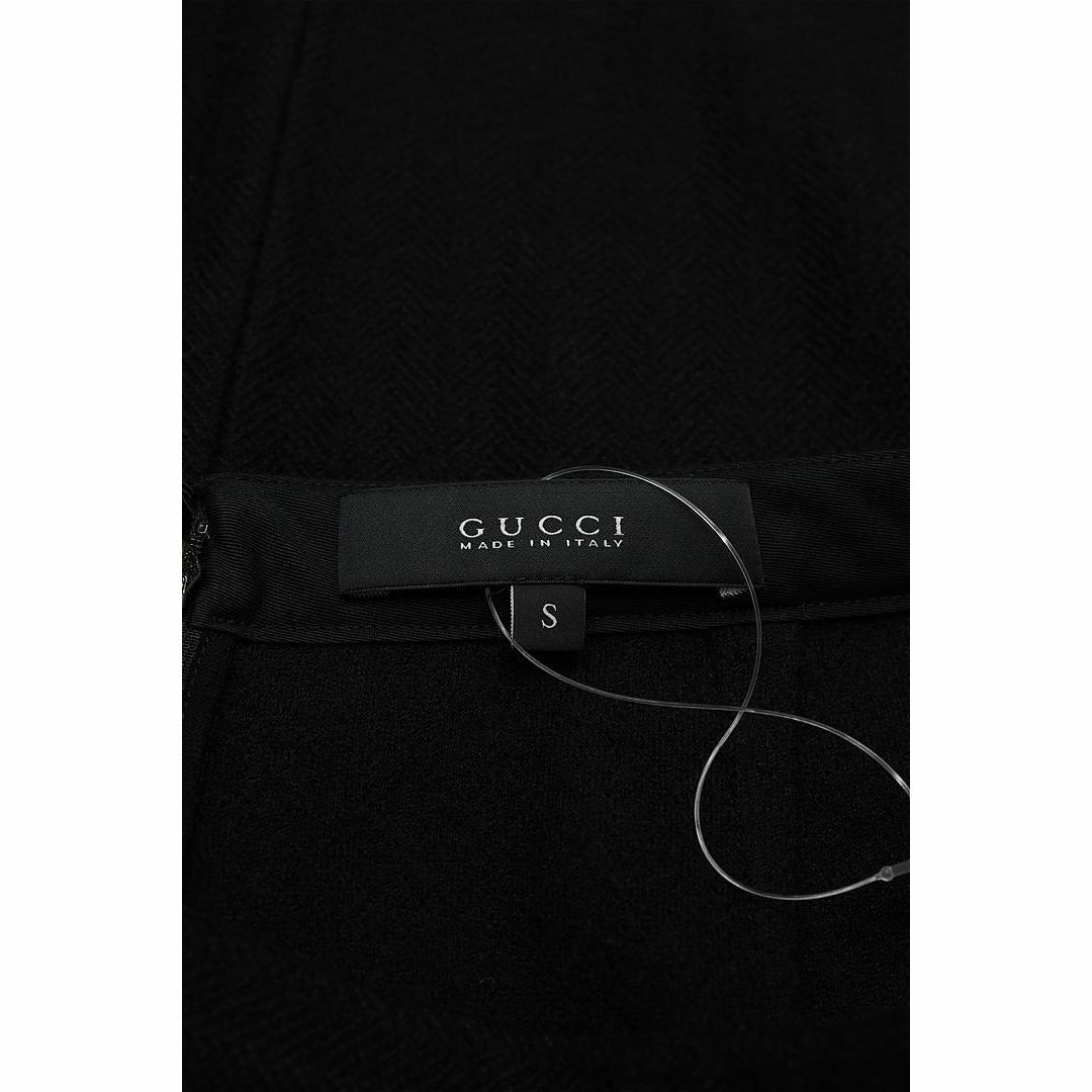 GUCCI - Z097/美品 GUCCI ひざ丈タイトスカート ヘリンボーン GUCCI - Z097/美品 GUCCI ひざ丈タイトスカート ヘリンボーン