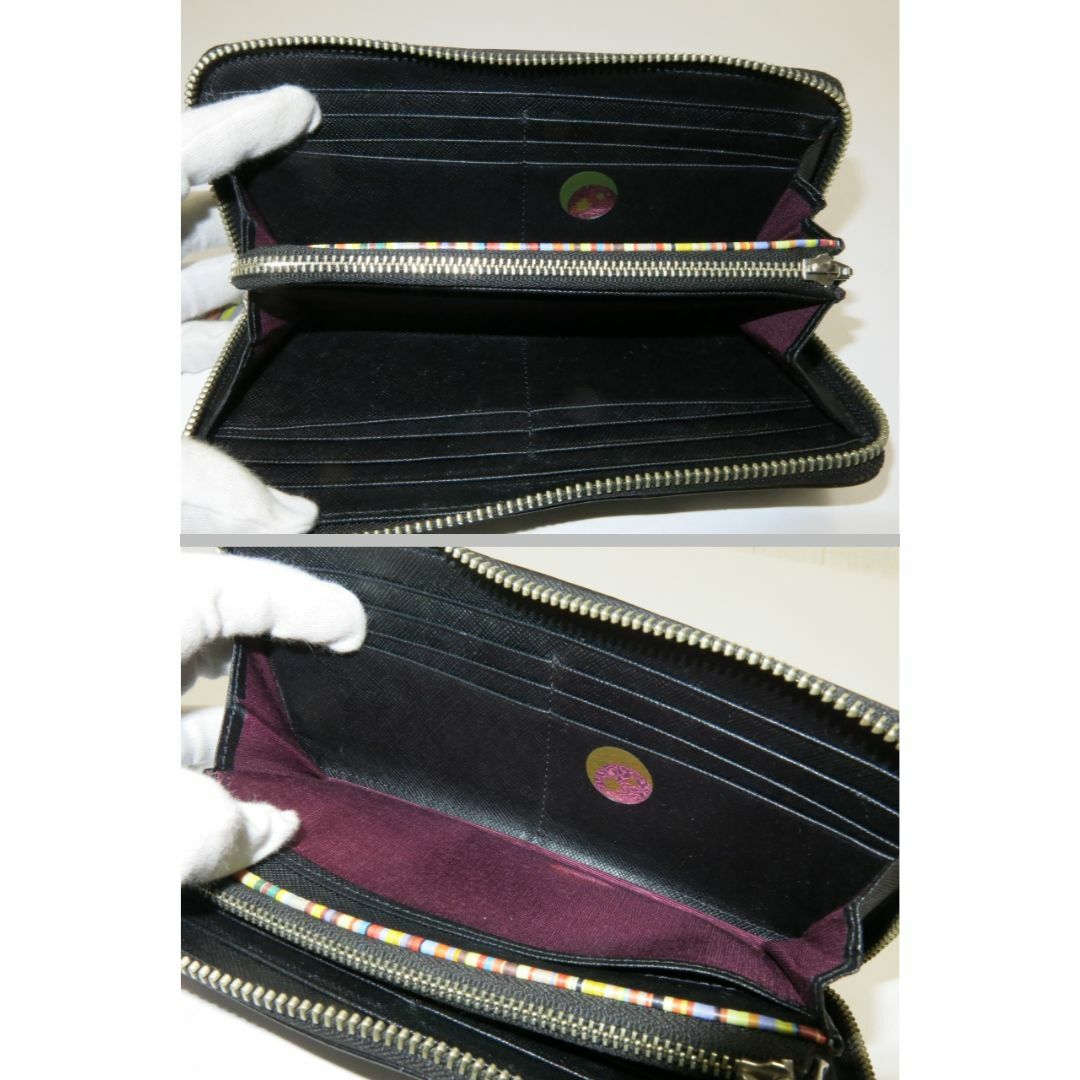 Paul Smith - ポールスミス ラウンドファスナー 長財布 黒 Paul Paul Smith - ポールスミス ラウンドファスナー 長財布 黒 Paul