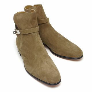 HERMES - エルメス HERMES ハイカット 編み上げ ロゴ ブーツ HERMES - エルメス HERMES ハイカット 編み上げ ロゴ ブーツ
