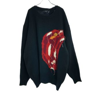 Y's - Y's(ワイズ) 長袖セーター サイズ2 M レディース - 黒 Y's - Y's(ワイズ) 長袖セーター サイズ2 M レディース - 黒