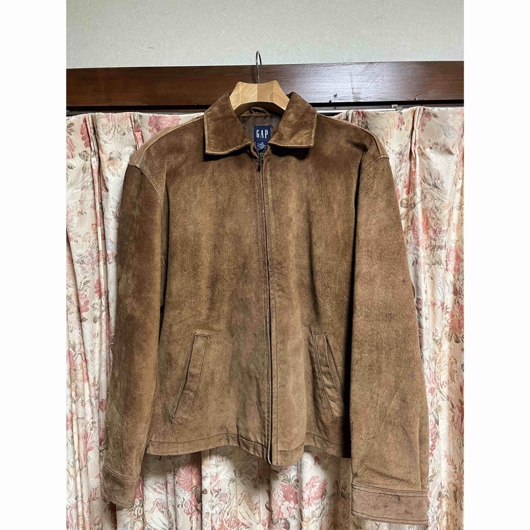 GAP - Mサイズ/古着 GAP スウェードジャケットブラウンの通販 by GAP - Mサイズ/古着 GAP スウェードジャケットブラウンの通販 by