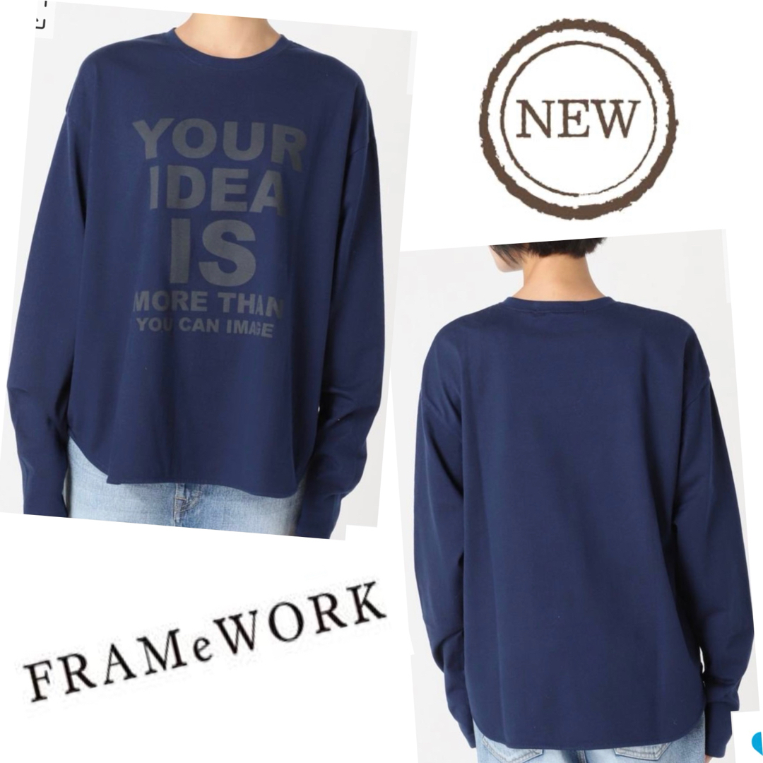 FRAMeWORK - 新品未使用 FRAMeWORK フレームワーク ロゴロンTee4 FRAMeWORK - 新品未使用 FRAMeWORK フレームワーク ロゴロンTee4