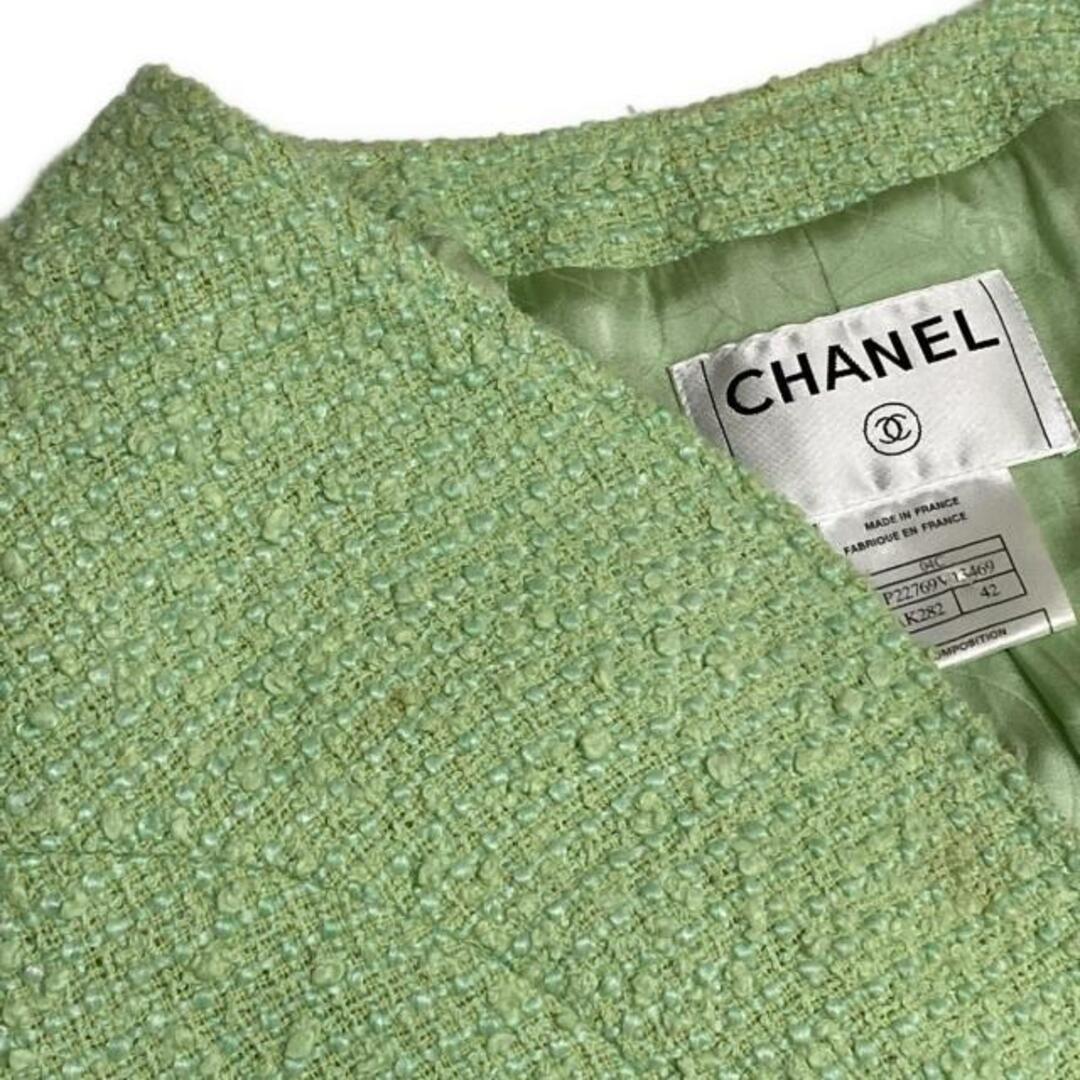 CHANEL - CHANEL(シャネル) スカートスーツ サイズ42 L CHANEL - CHANEL(シャネル) スカートスーツ サイズ42 L