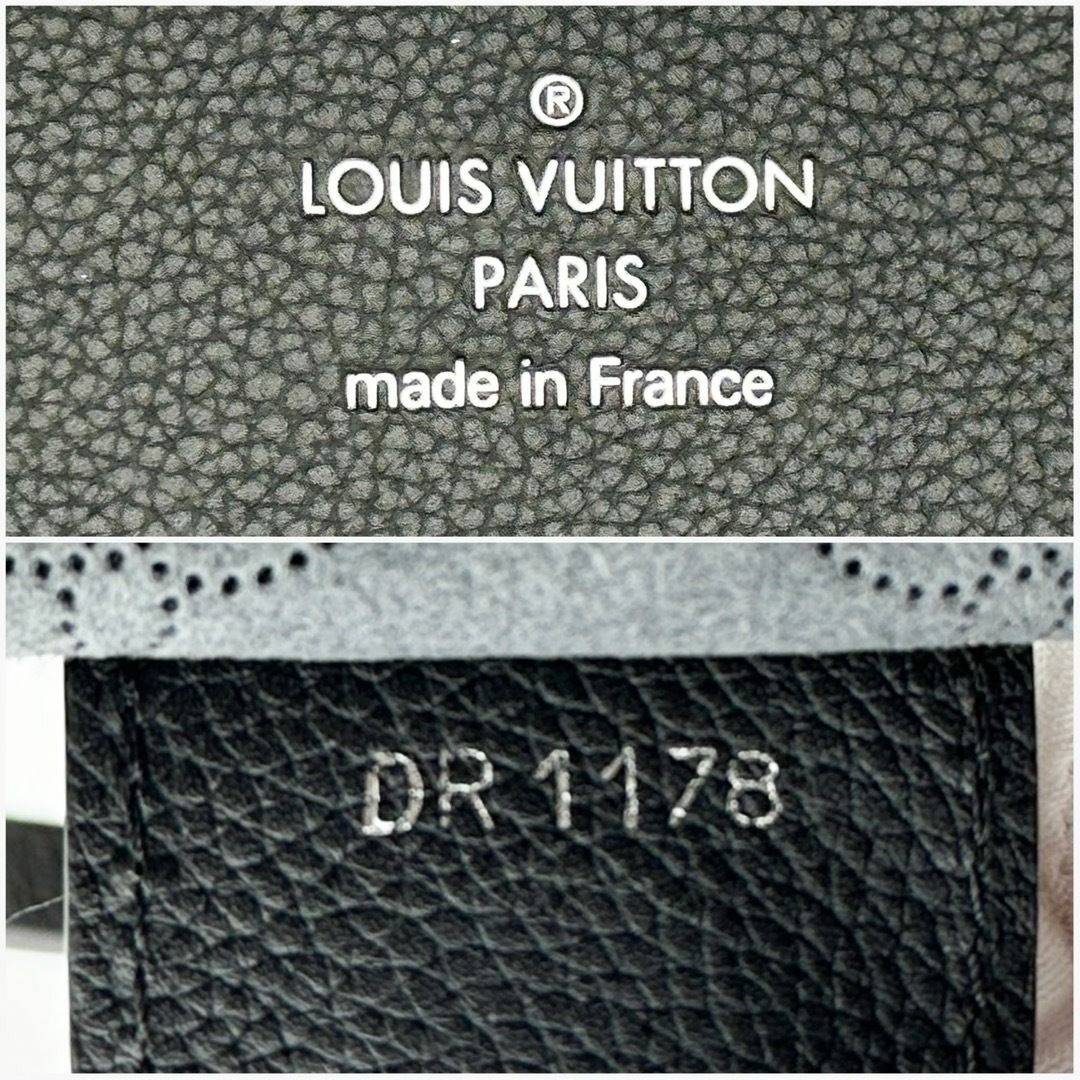 LOUIS VUITTON - 【極美品】ルイヴィトン マヒナ ヒナ PM 黒 LOUIS VUITTON - 【極美品】ルイヴィトン マヒナ ヒナ PM 黒