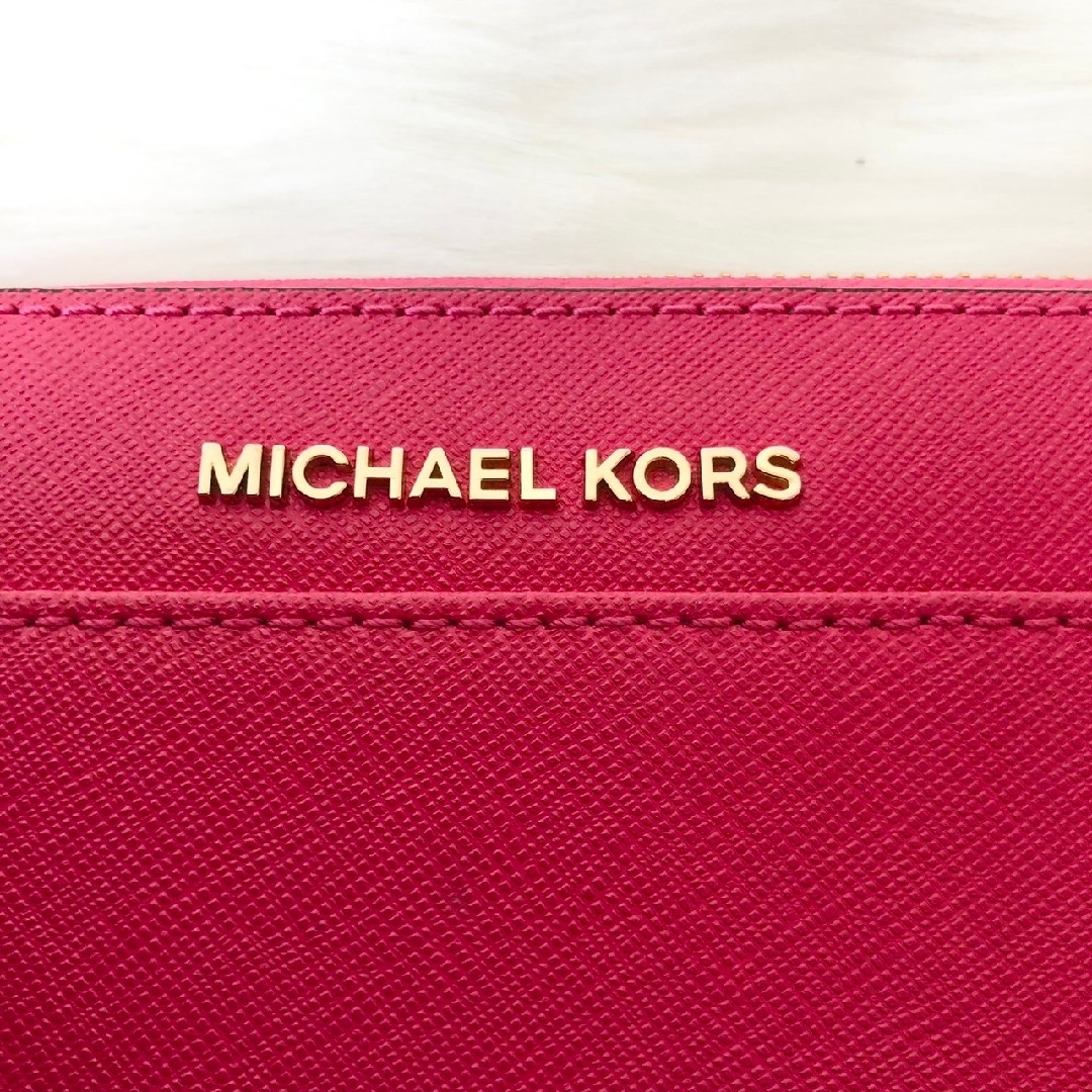 MICHAEL KORS - 【未使用級】マイケルコース 長財布 ラウンド MICHAEL KORS - 【未使用級】マイケルコース 長財布 ラウンド