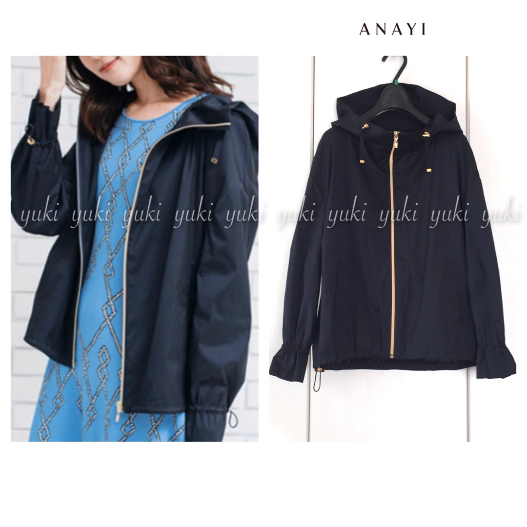 ANAYI - ANAYI シャンブレータフタフードジャケット の通販 by ANAYI - ANAYI シャンブレータフタフードジャケット の通販 by