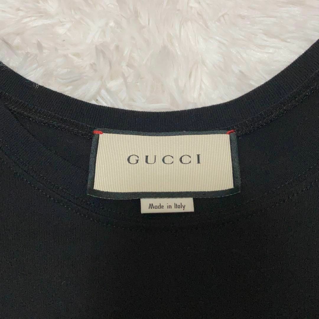 GUCCI - 【美品】GUCCI Tシャツ スパンコール 虎 タイガー 黒 S GUCCI - 【美品】GUCCI Tシャツ スパンコール 虎 タイガー 黒 S
