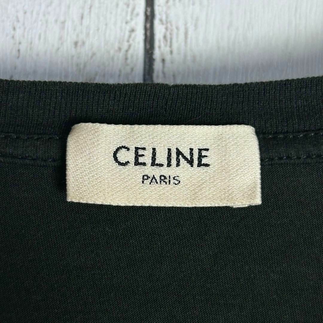 CELINE - 【人気デザイン】セリーヌ☆ビッグロゴ入りTシャツ CELINE - 【人気デザイン】セリーヌ☆ビッグロゴ入りTシャツ