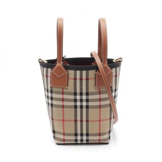 BURBERRY - バーバリー トートバッグ メガチェック ロゴ金具 大 BURBERRY - バーバリー トートバッグ メガチェック ロゴ金具 大
