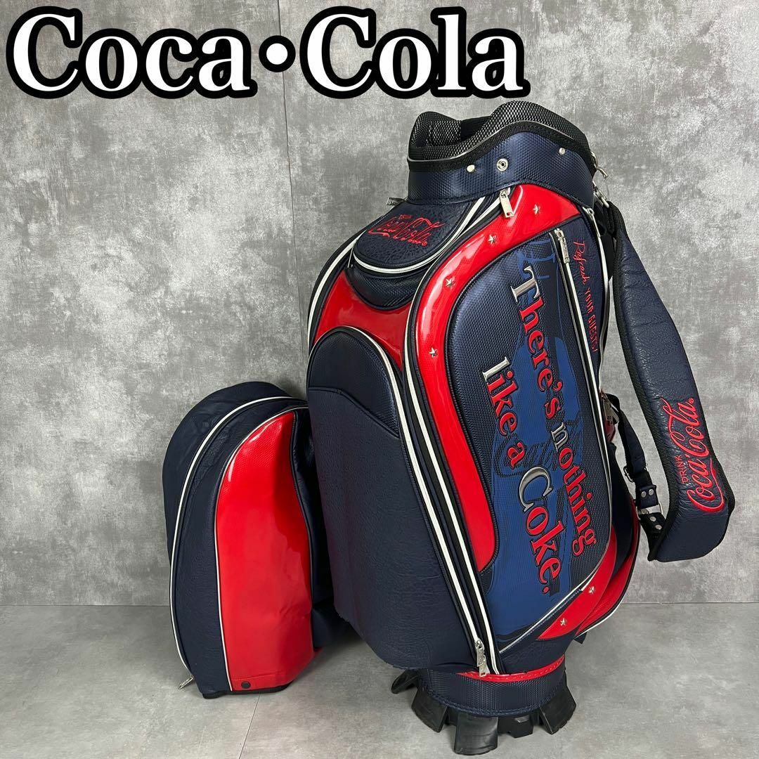 コカ・コーラ - 希少品 コカコーラ キャディバッグ カート式 8 コカ・コーラ - 希少品 コカコーラ キャディバッグ カート式 8