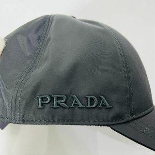 PRADA - PRADA プラダ ナイロンキャップ 黒 black ブラック 帽子 PRADA - PRADA プラダ ナイロンキャップ 黒 black ブラック 帽子