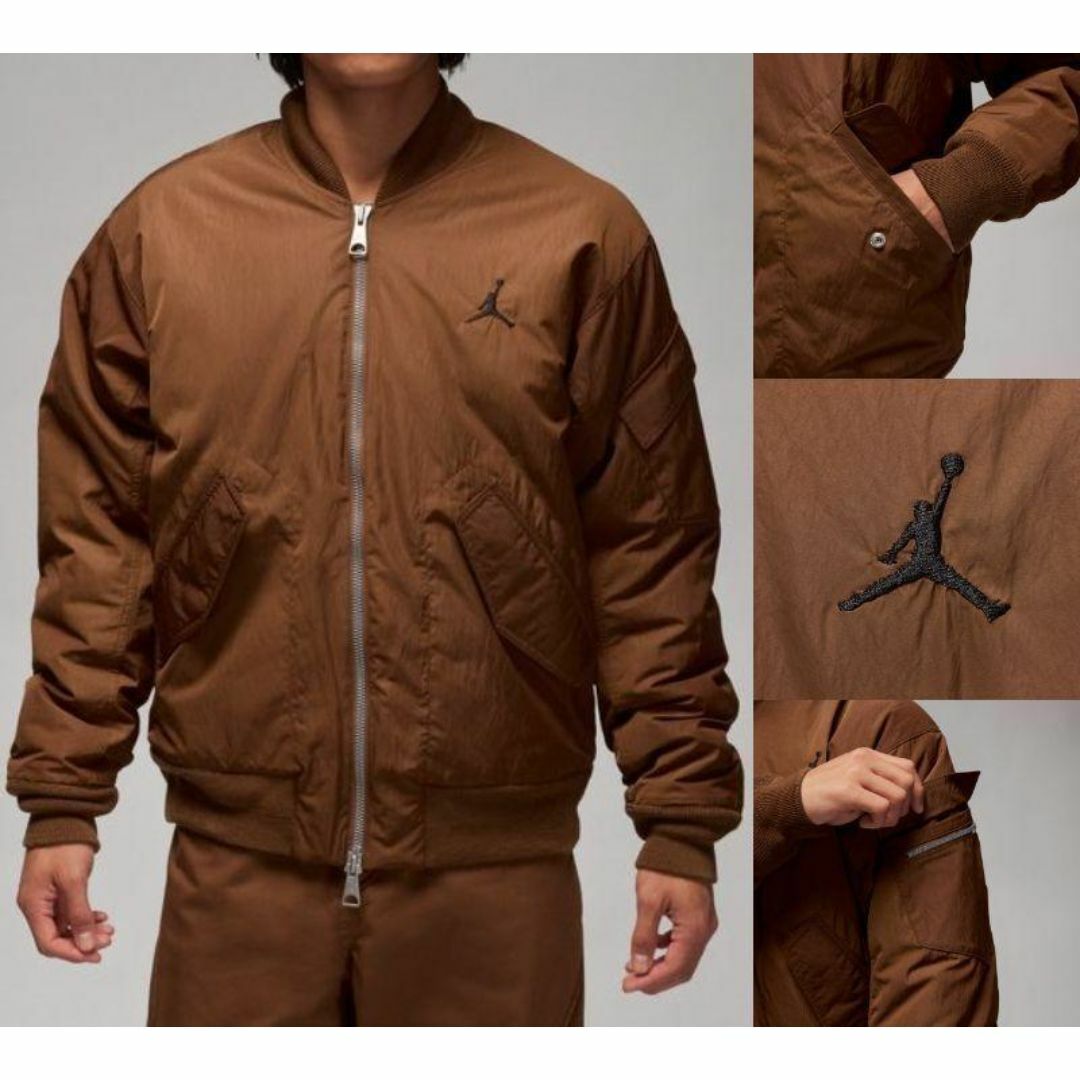 NIKE - 最後 M ナイキ ジョーダン ボンバージャケット ブロンズ NIKE - 最後 M ナイキ ジョーダン ボンバージャケット ブロンズ