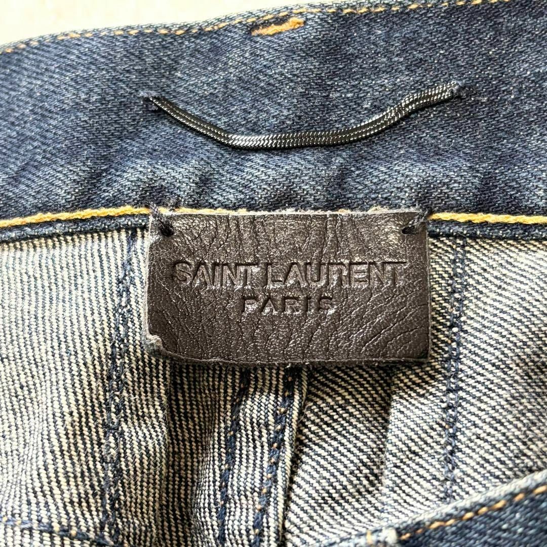 SAINT LAURENT - サンローランパリ デニム パンツ 28 D02 M/SK SAINT LAURENT - サンローランパリ デニム パンツ 28 D02 M/SK