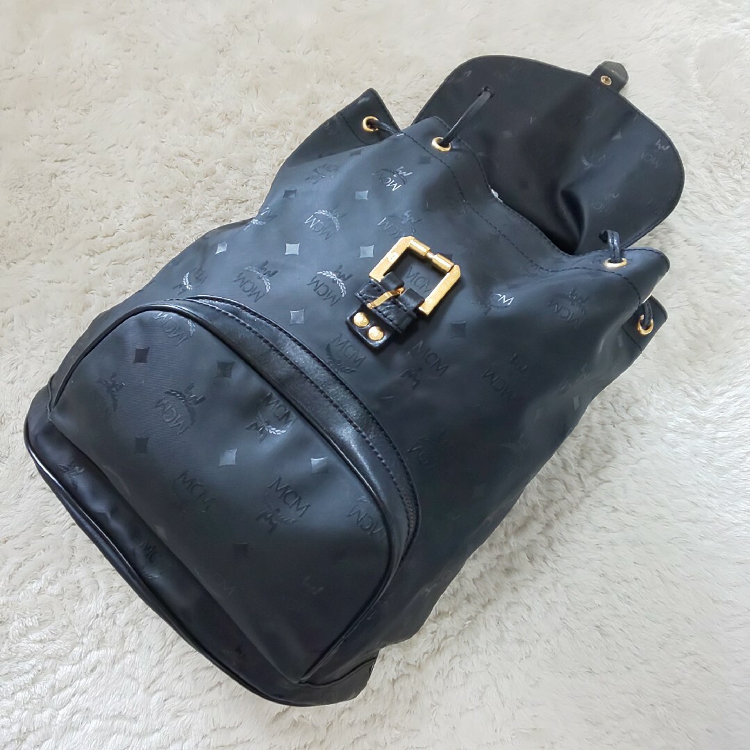 MCM - 【美品】MCM ヴィンテージ 巾着フラップリュック MCM - 【美品】MCM ヴィンテージ 巾着フラップリュック