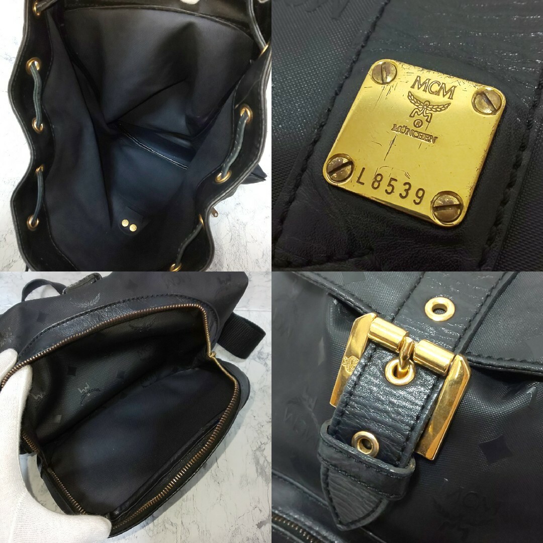 MCM - 【美品】MCM ヴィンテージ 巾着フラップリュック MCM - 【美品】MCM ヴィンテージ 巾着フラップリュック
