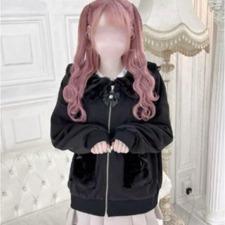 しまむら - しまむら ボーダー パーカー Mサイズの通販 by ボブ しまむら - しまむら ボーダー パーカー Mサイズの通販 by ボブ