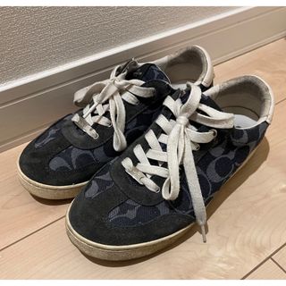 COACH - 未使用品 COACH ローカットスニーカー デニム生地 COACH - 未使用品 COACH ローカットスニーカー デニム生地