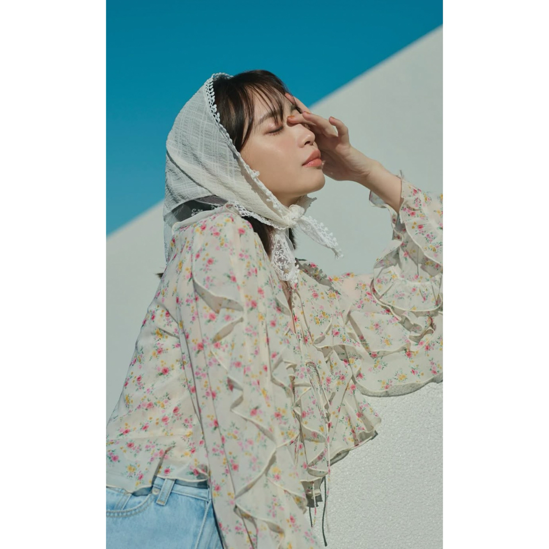 COCO DEAL - COCO DEAL⭐︎フラワープリントフリルカーディガン COCO DEAL - COCO DEAL⭐︎フラワープリントフリルカーディガン