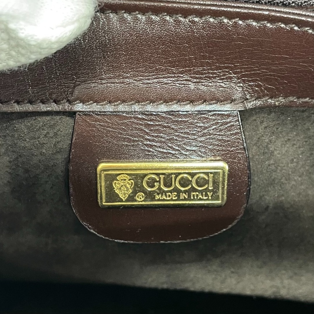 GUCCI - 美品 GUCCI オールドグッチ ヴィンテージ レザー ターン GUCCI - 美品 GUCCI オールドグッチ ヴィンテージ レザー ターン