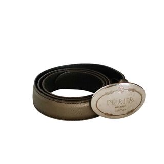 PRADA - PRADA(プラダ) ベルト - 黒 レザーの通販 by ブラン PRADA - PRADA(プラダ) ベルト - 黒 レザーの通販 by ブラン
