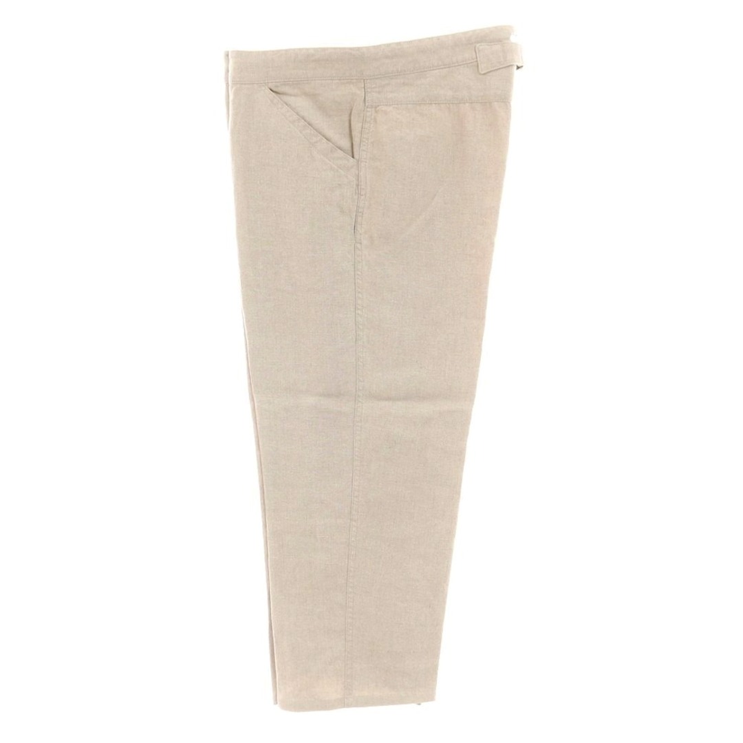 中古】オーベルジュ AUBERGE リネン カジュアルスラックスパンツ 中古】オーベルジュ AUBERGE リネン カジュアルスラックスパンツ