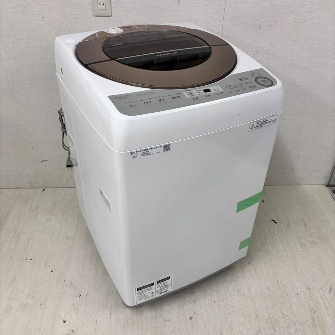 23242 大容量洗濯機 SHARP 2018年製 10.0㎏の通販 by 家具家電 23242 大容量洗濯機 SHARP 2018年製 10.0㎏の通販 by 家具家電