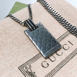 GUCCI - 極美品☆グッチ ボールチェーン トグル ネックレス GUCCI - 極美品☆グッチ ボールチェーン トグル ネックレス