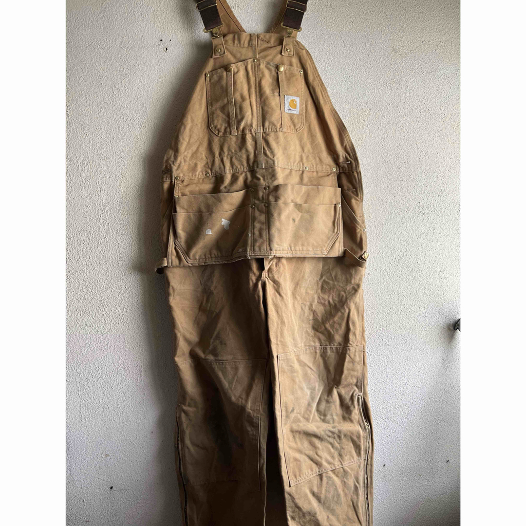 carhartt - 90s カーハート オーバーオール ダブルニー エプロン carhartt - 90s カーハート オーバーオール ダブルニー エプロン