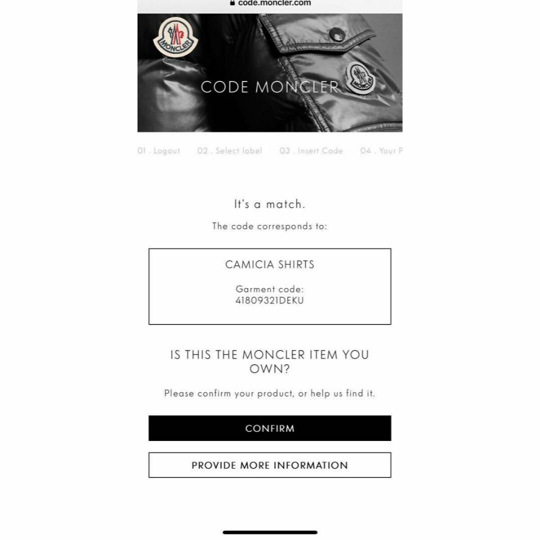 MONCLER - 【極美品】MONCLER CAMICIA ビッグロゴ フランネル MONCLER - 【極美品】MONCLER CAMICIA ビッグロゴ フランネル