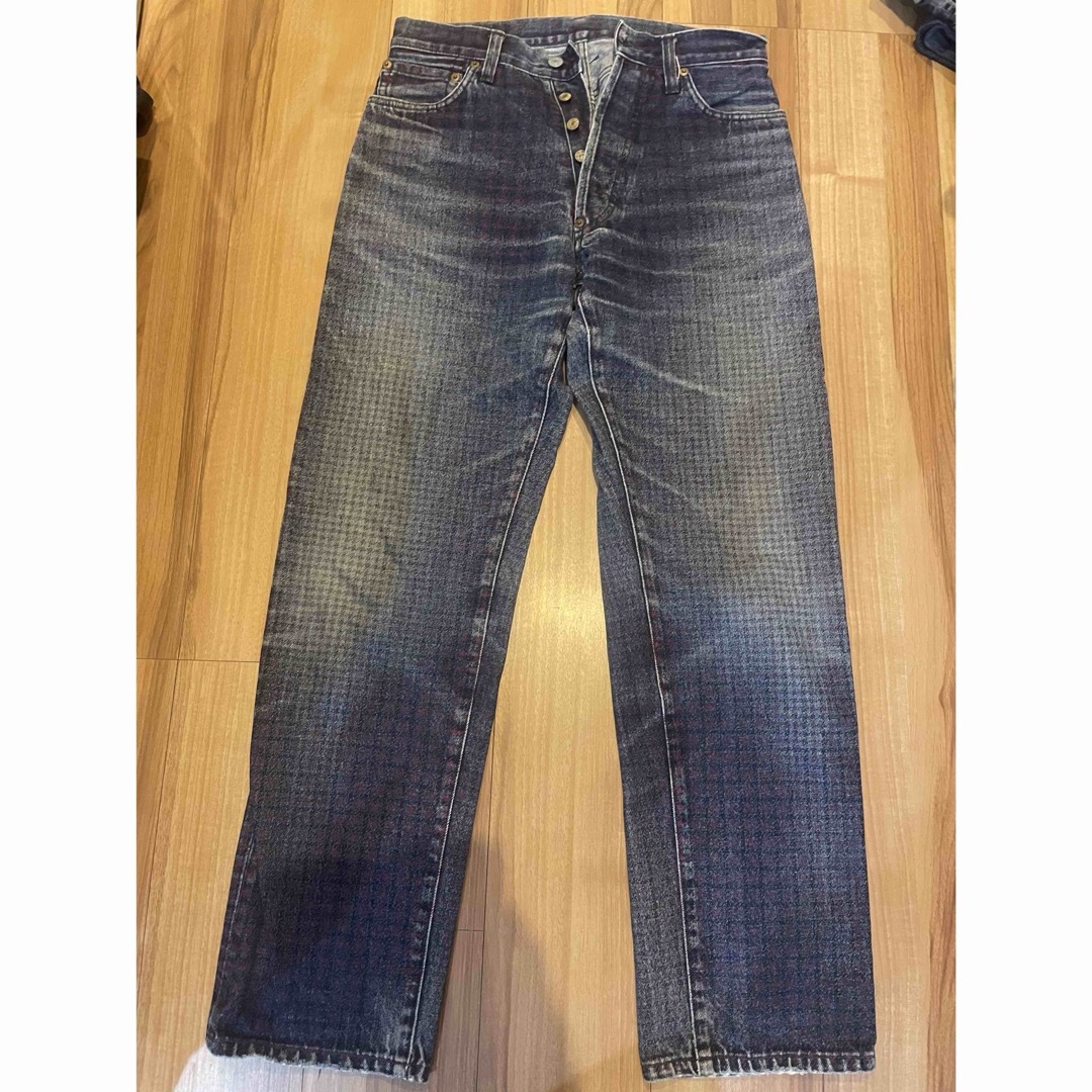 EVISU - サイズ31 初期EVIS 赤チェック 2501 希少 エヴィス EVISU - サイズ31 初期EVIS 赤チェック 2501 希少 エヴィス