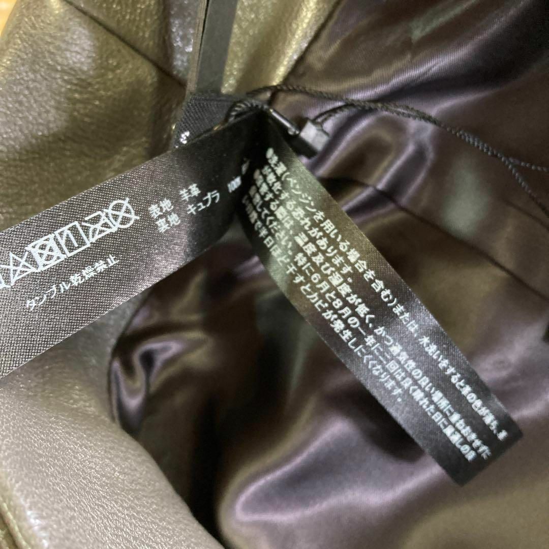 wjk - W118 wjk seam jacket レザージャケット 羊 グレー Mの wjk - W118 wjk seam jacket レザージャケット 羊 グレー Mの