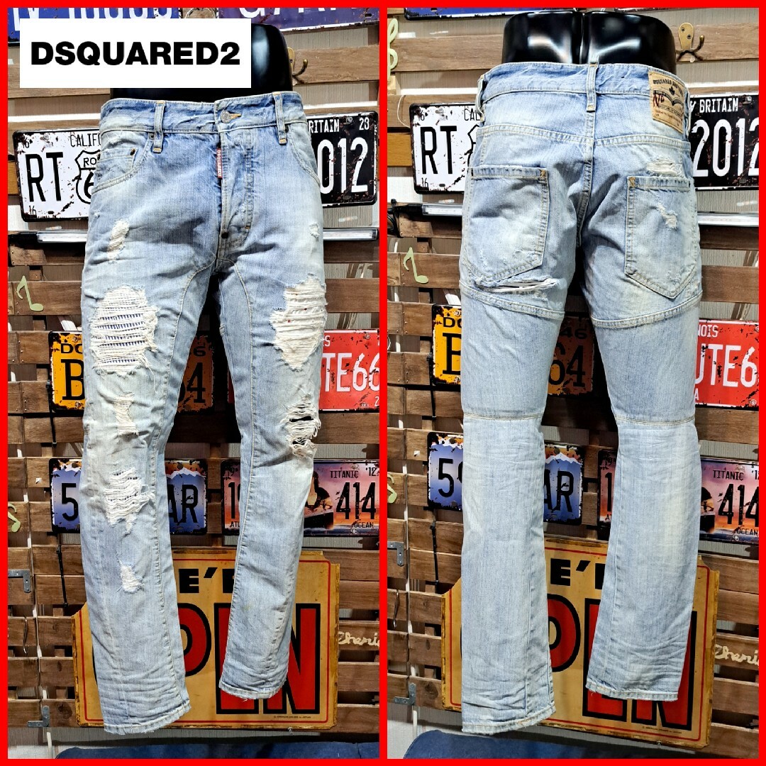 DSQUARED2 - Dsquared2 ヒッコリーストライプ タイディー DSQUARED2 - Dsquared2 ヒッコリーストライプ タイディー