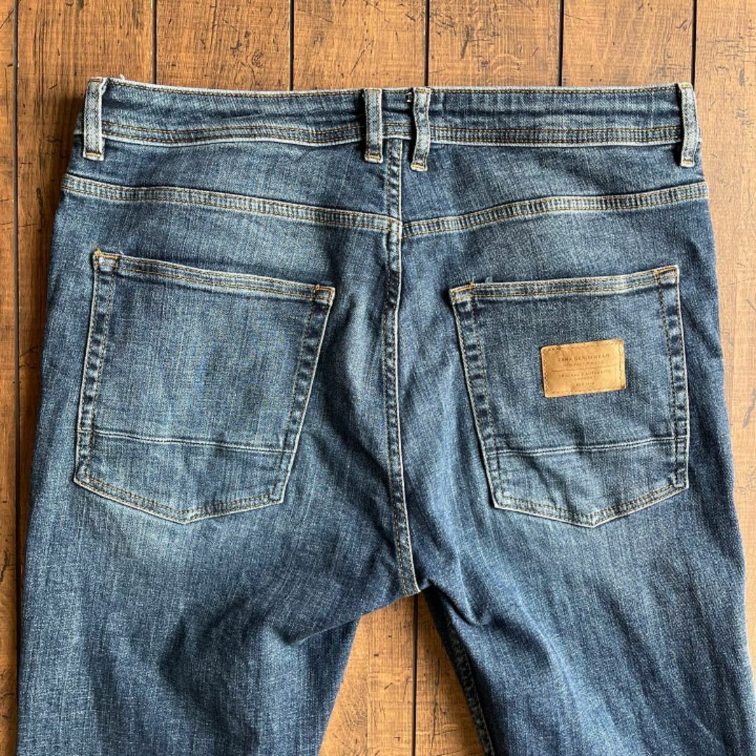 ZARA - ZARA テーパードデニム 36/ザラ、ストレッチ ZARA - ZARA テーパードデニム 36/ザラ、ストレッチ