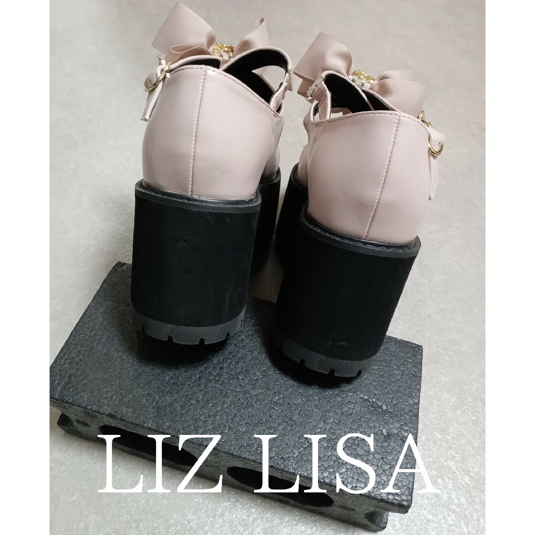 LIZ LISA - LIZ LISA ハートリボン厚底シューズ ローファーの LIZ LISA - LIZ LISA ハートリボン厚底シューズ ローファーの