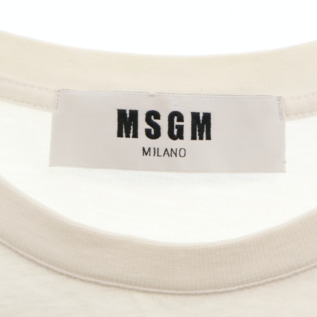 MSGM - MSGM エムエスジーエム Sirver Box Logo Tee シルバー MSGM - MSGM エムエスジーエム Sirver Box Logo Tee シルバー