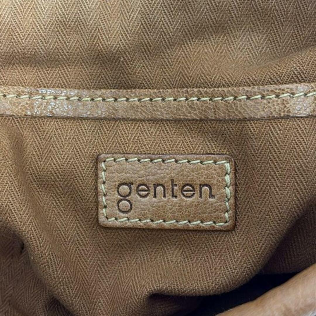 genten - genten(ゲンテン) ショルダーバッグ - ライトブラウン genten - genten(ゲンテン) ショルダーバッグ - ライトブラウン