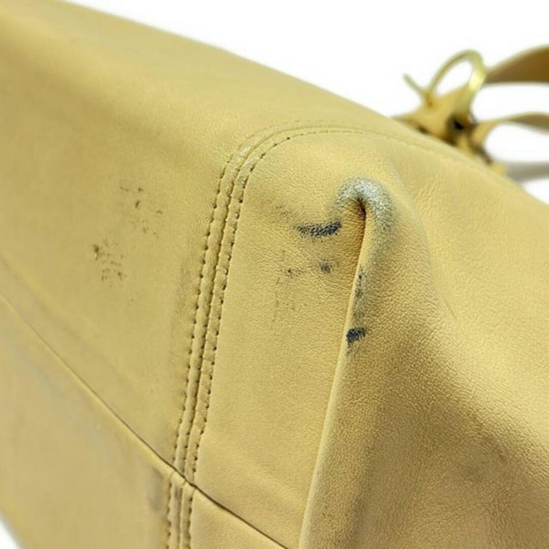 COACH - COACH(コーチ) ハンドバッグ - 4133 ベージュ レザーの COACH - COACH(コーチ) ハンドバッグ - 4133 ベージュ レザーの