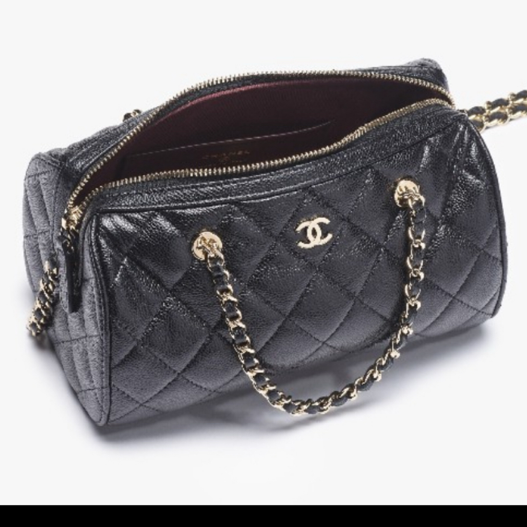 CHANEL - シャネル2025ミニボストンバッグ新品未使用バッグの CHANEL - シャネル2025ミニボストンバッグ新品未使用バッグの