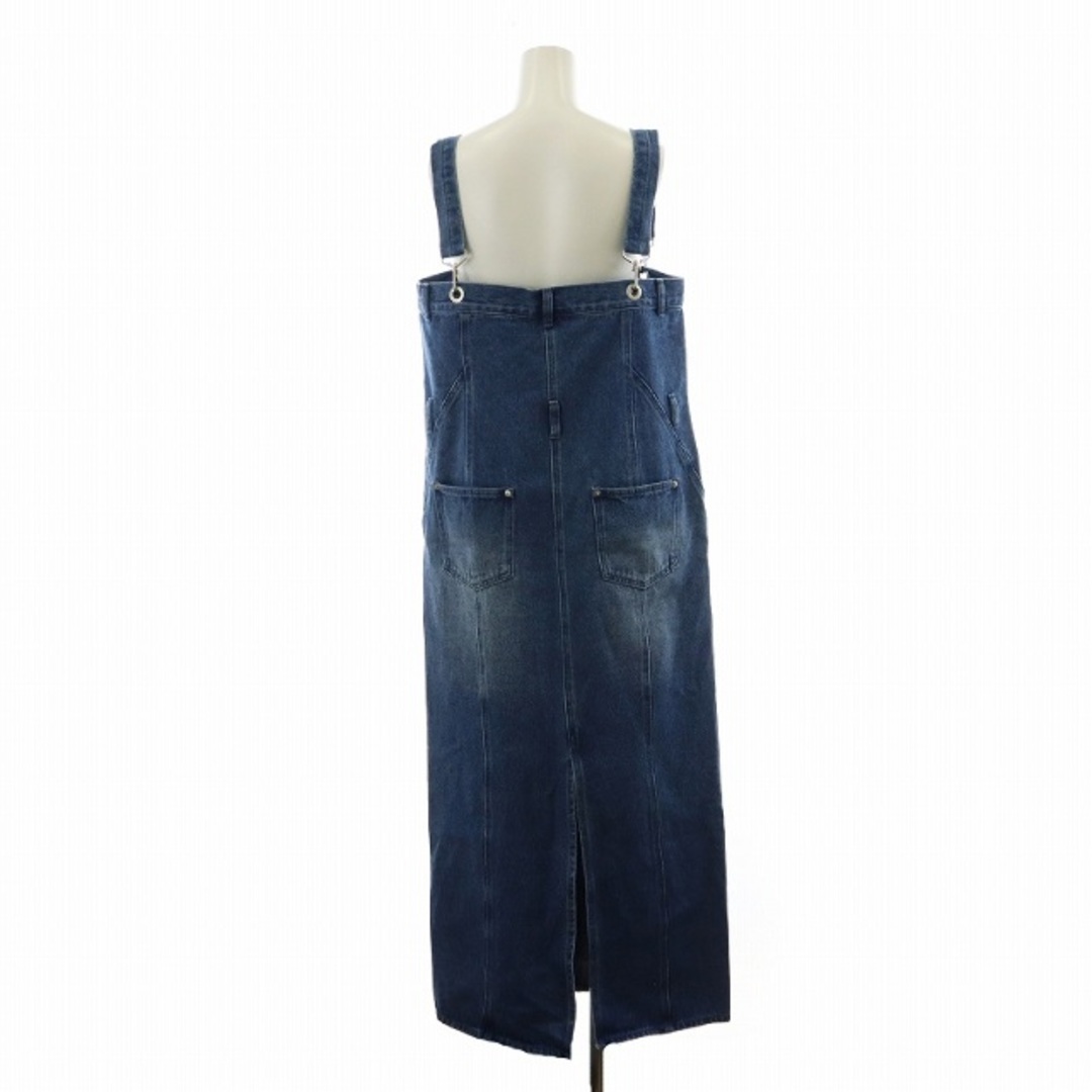 メゾンスペシャル 24SS デニムワンピース ロング丈 38 青の通販 メゾンスペシャル 24SS デニムワンピース ロング丈 38 青の通販