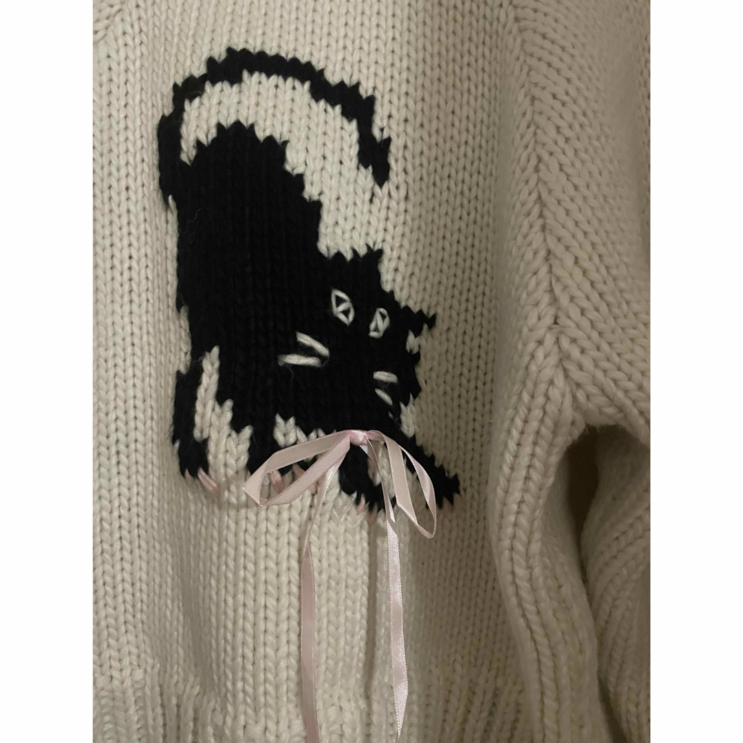 épine - é animal knit cat(猫)の通販 by もも's shop|エピヌ épine - é animal knit cat(猫)の通販 by もも's shop|エピヌ