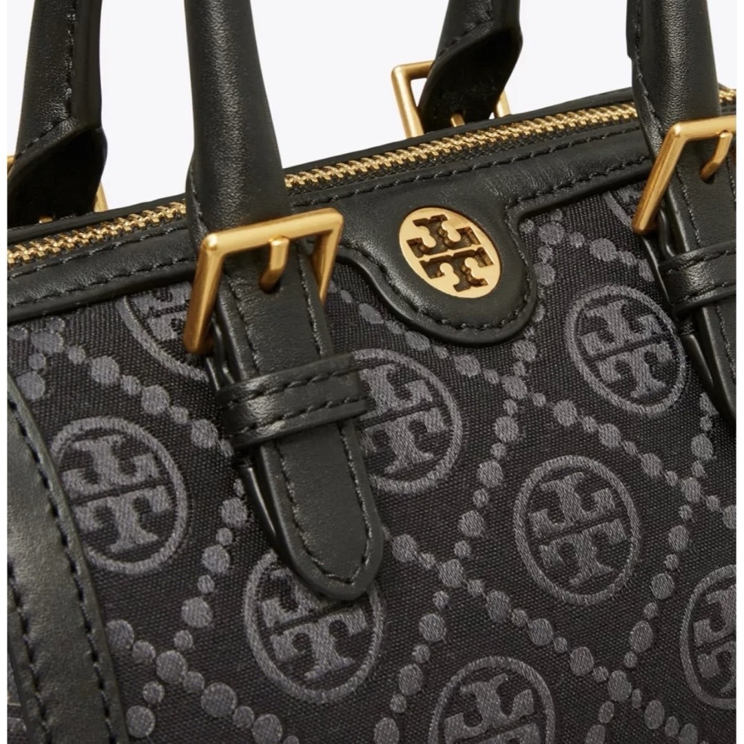 Tory Burch - Tモノグラム ミニバレルバッグ ハンドバッグ Tory Burch - Tモノグラム ミニバレルバッグ ハンドバッグ