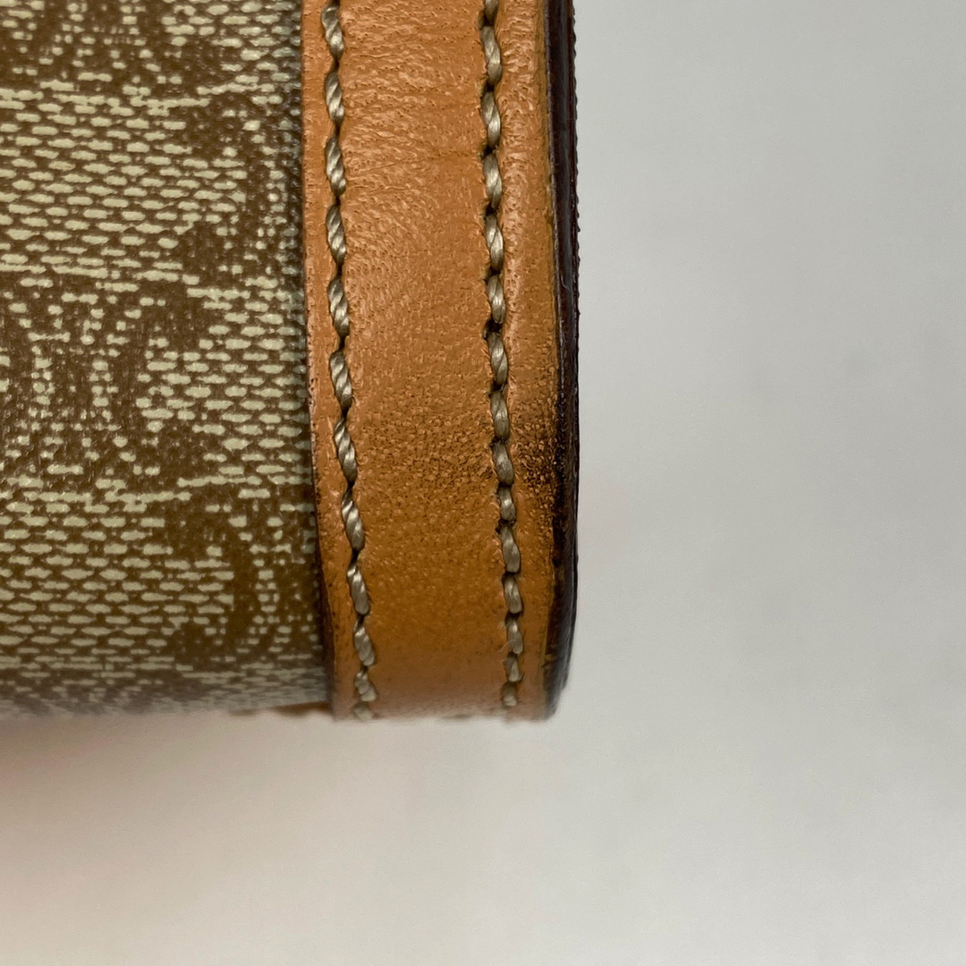 CELINE - セリーヌ マカダム柄 ハンドバッグ レディース 【中古 CELINE - セリーヌ マカダム柄 ハンドバッグ レディース 【中古
