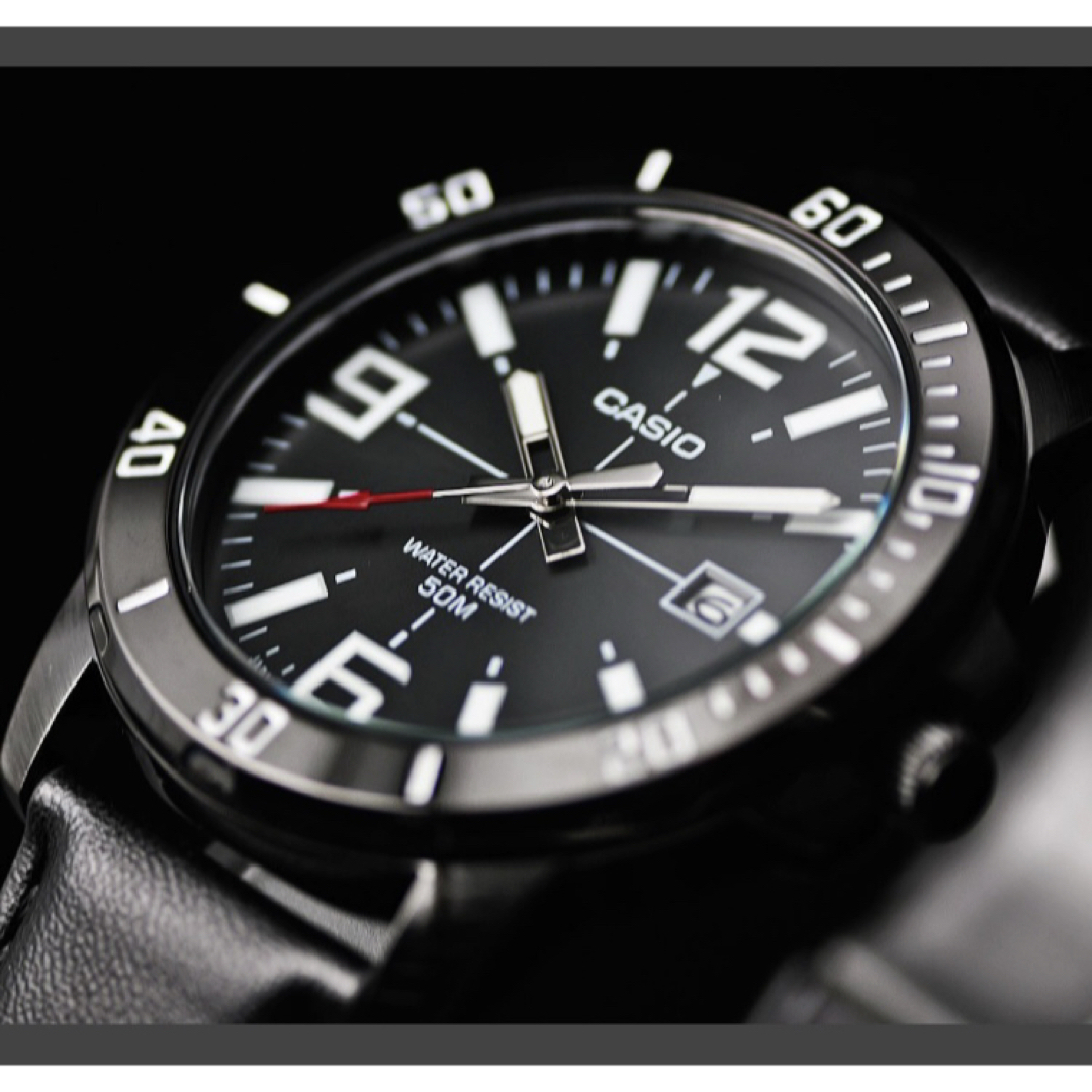 CASIO - CASIO 腕時計 ブラック シルバーメタリック 輸入モデル CASIO - CASIO 腕時計 ブラック シルバーメタリック 輸入モデル