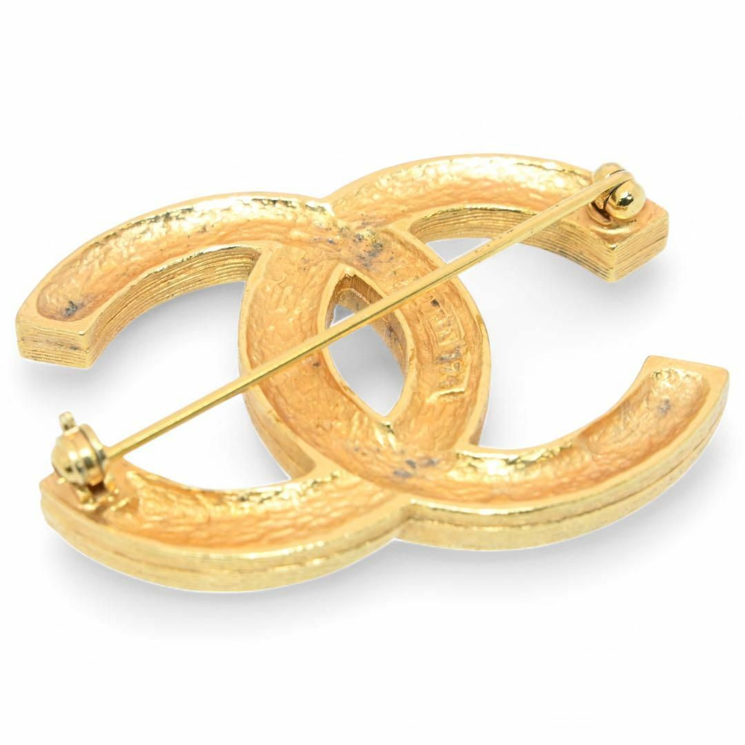 CHANEL - シャネル ピンブローチ ココマーク ラインストーン CHANEL - シャネル ピンブローチ ココマーク ラインストーン
