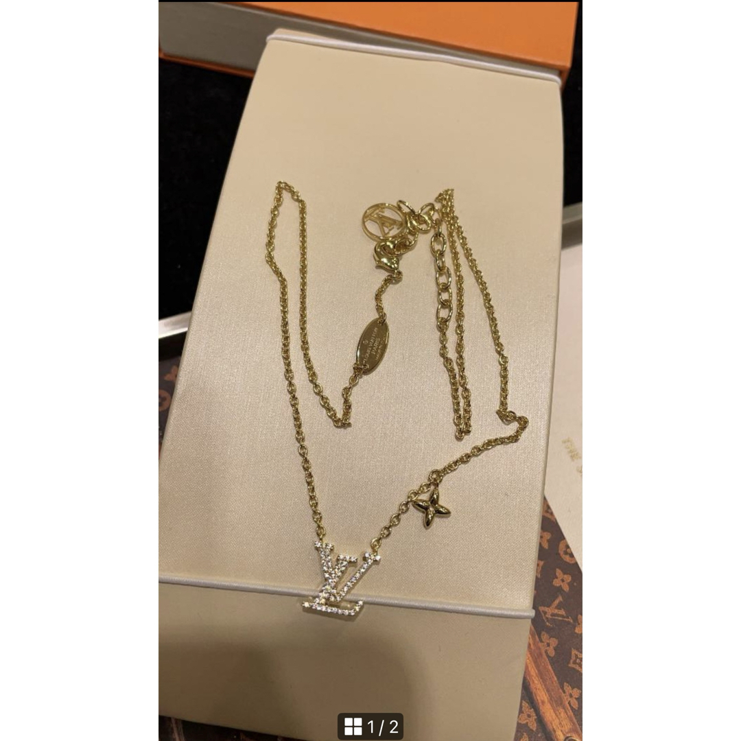 LOUIS VUITTON - LOUIS VUITTON ルイヴィトン ネックレス ライン LOUIS VUITTON - LOUIS VUITTON ルイヴィトン ネックレス ライン